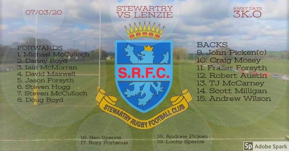 1st XV SQUAD ANNOUNCEMENT 🏉🔥 | Stewartry Rugby Club