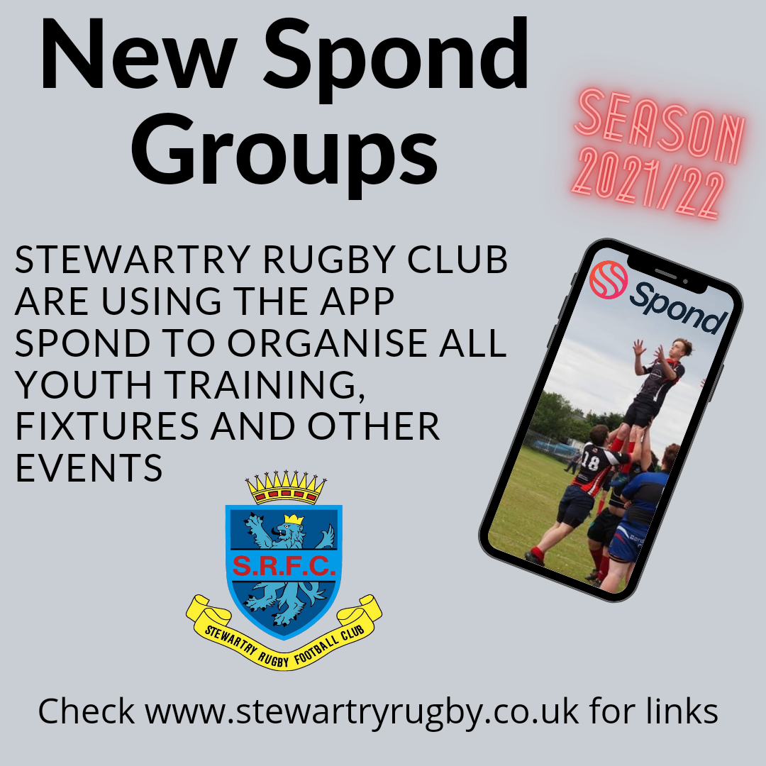 New Registration System for Training Games and Events | Stewartry Rugby ...