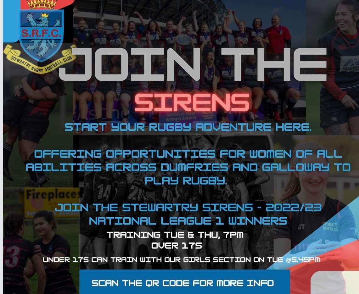 Ladies Team Recruitment Drive | Stewartry Rugby Club