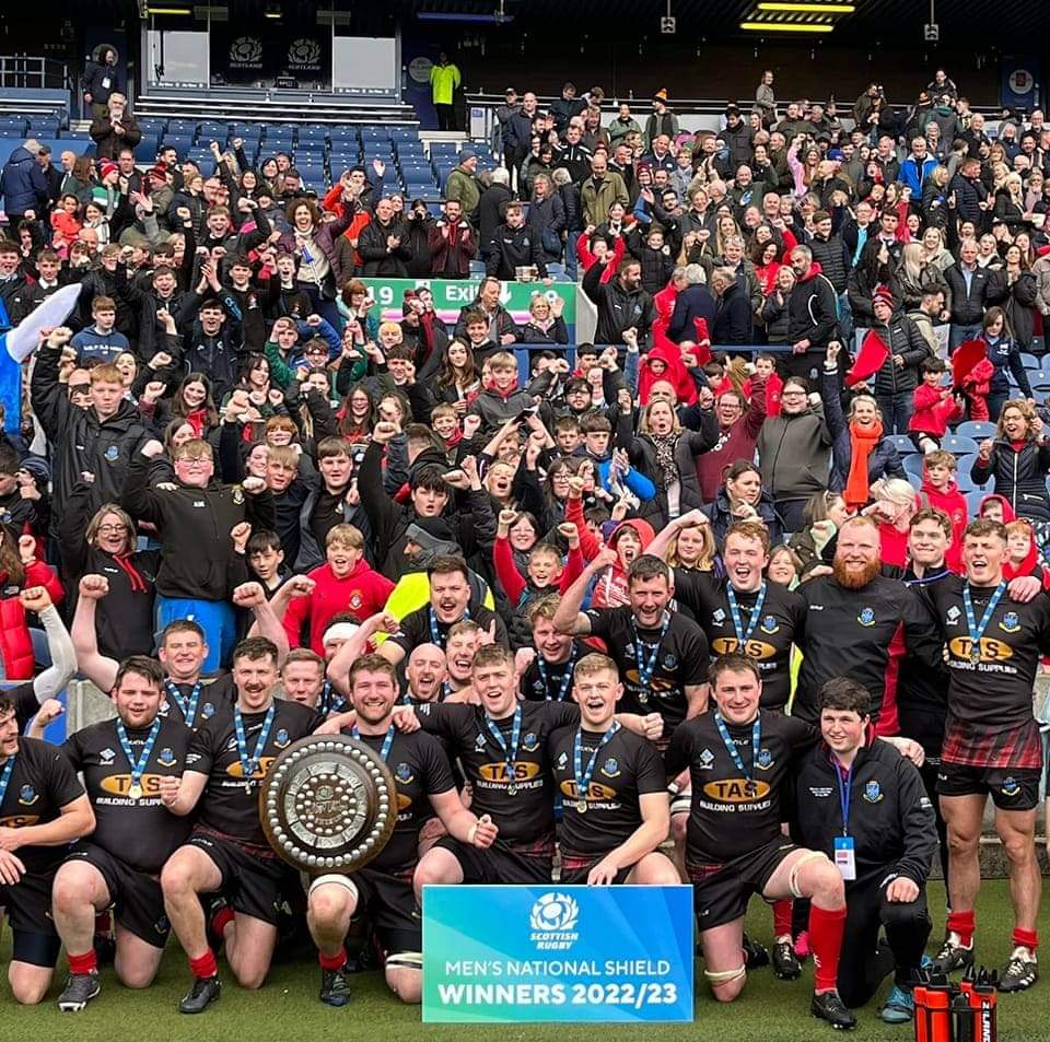 Silver Saturday - Mens 1st XV win National Shield | Stewartry Rugby Club